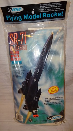 Estes SR-71 Blackbird Model Rocket # 1942 OOP 2009 Unopened MIB | eBay