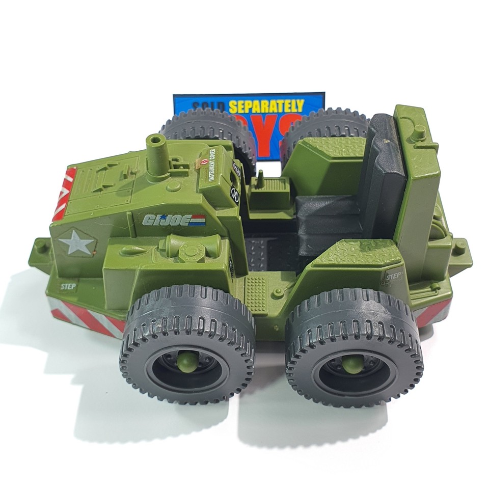 Vtg GI Joe Weapons Transport BODY WHEELS & CHAIR original 1985 green ...