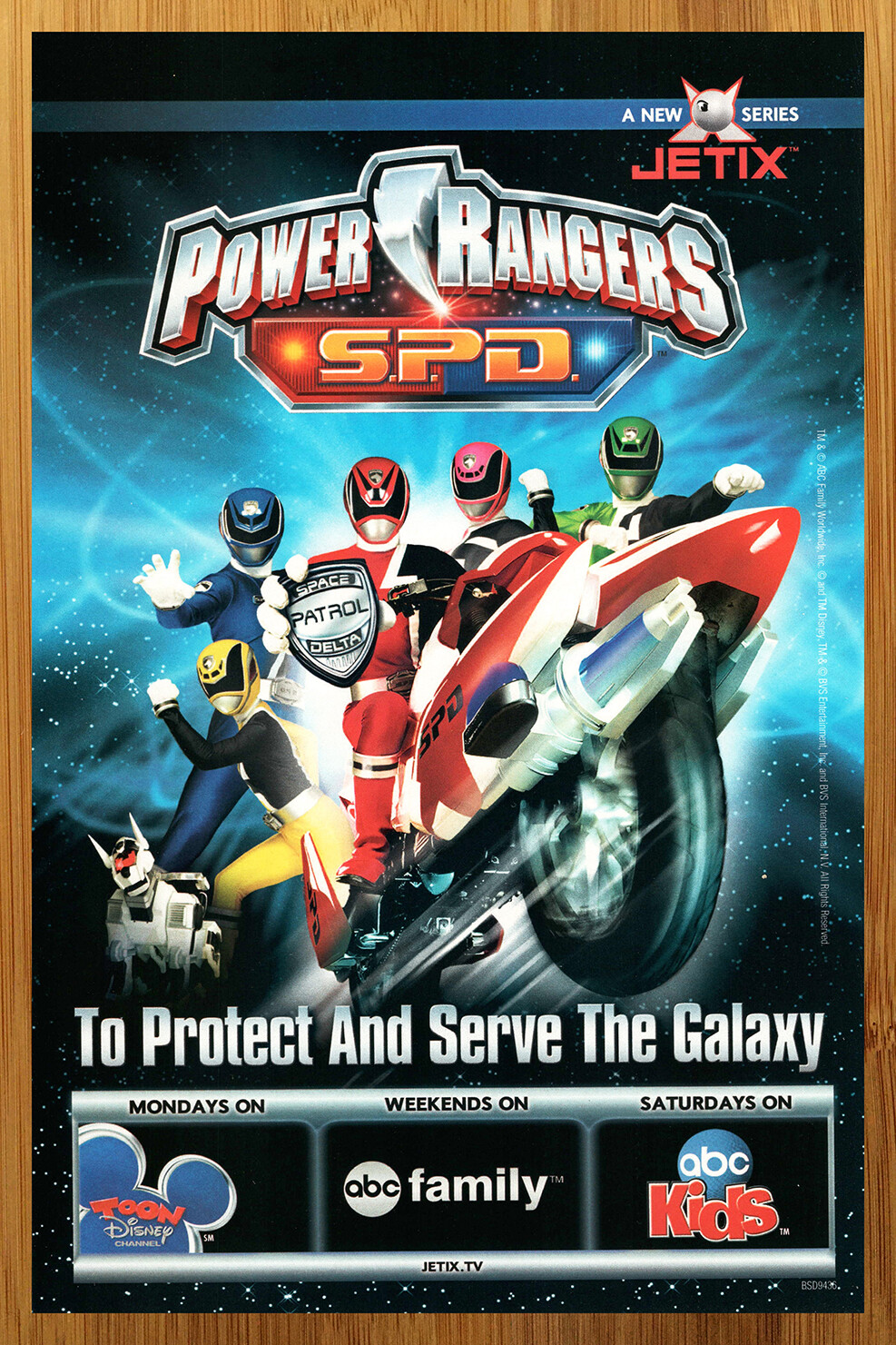 2005 JETIX Power Rangers SPD TV Series Print Ad/Poster Official Promo ...