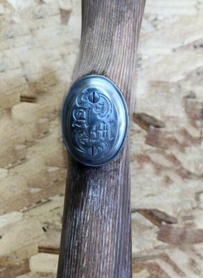 New Custom Engraved Dakota Style Classic Jerry Fisher Rifle Grip Cap | eBay