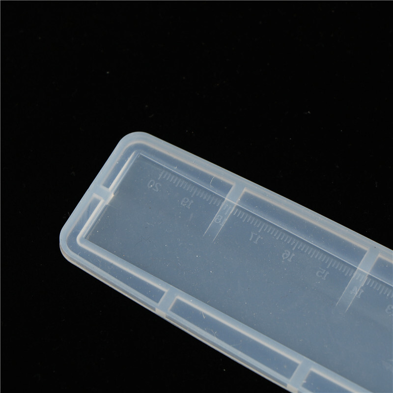 1pc Transparent Silicone ruler epoxy resin mold Decorative Craft DIY ...