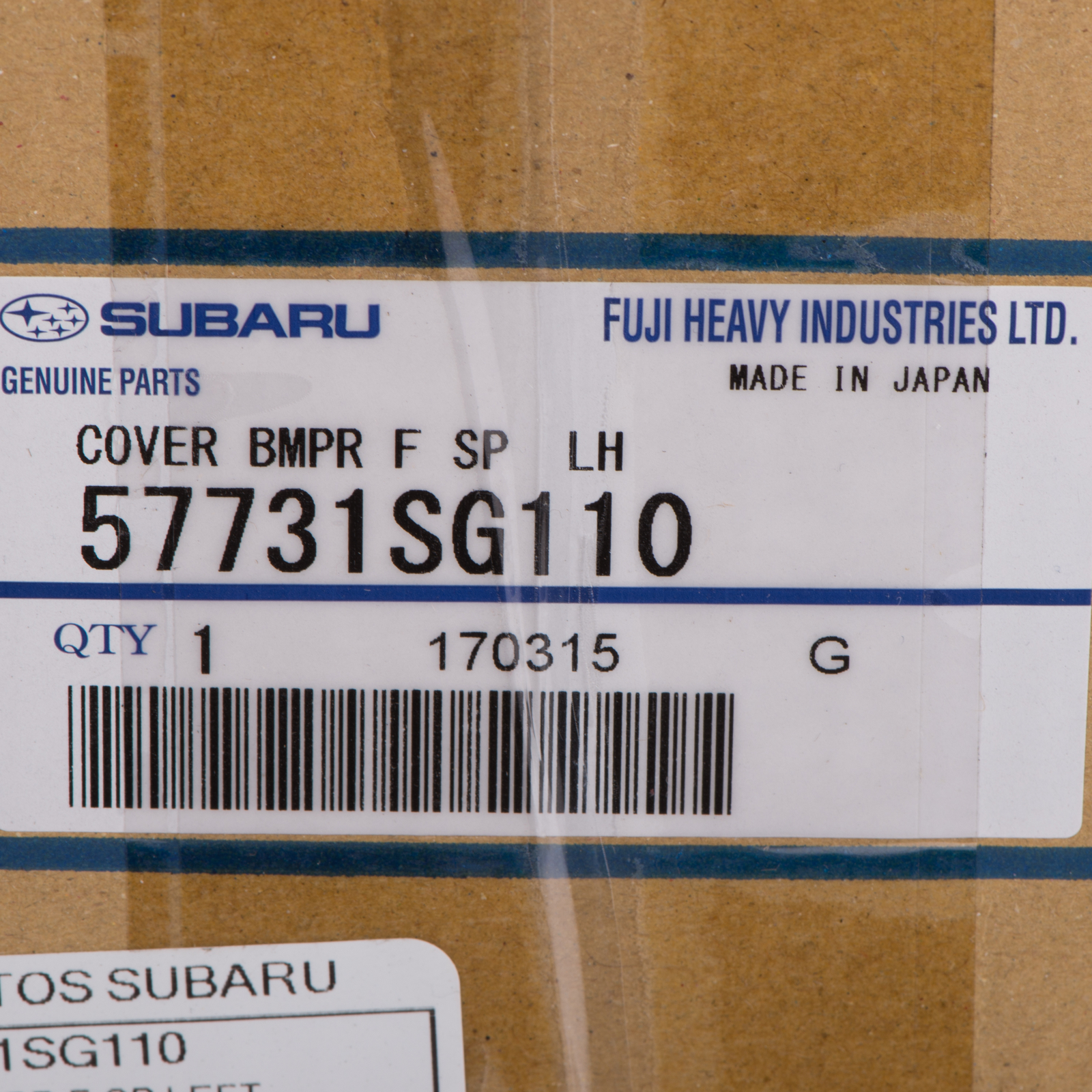 OEM 2014-18 Subaru Forester XT Front Fog Light Hole Covers 57731SG100 ...