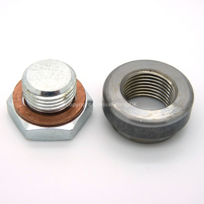 M18x1.5 Metric M18 WELD ON BOSS Exhaust Manifold Lambda o2 Oxygen ...