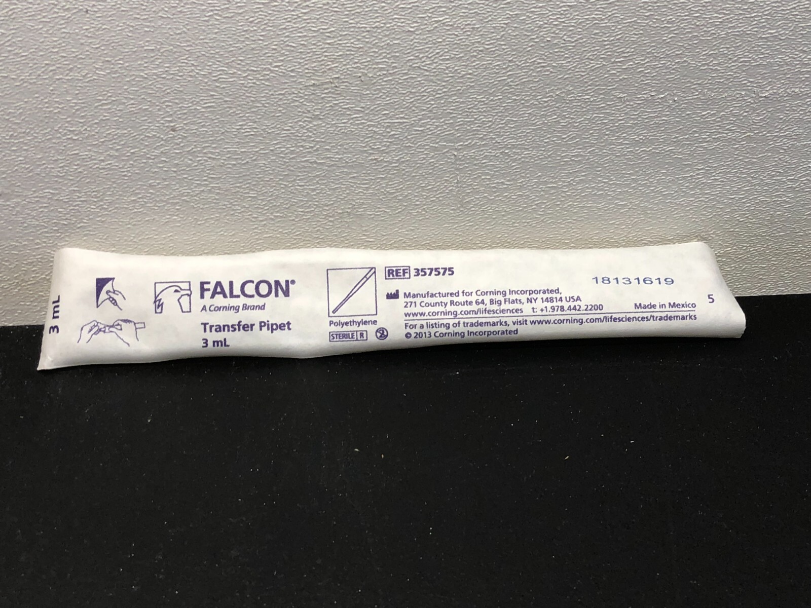 Falcon Transfer Pipet 3 mL 357575 (2x) | eBay