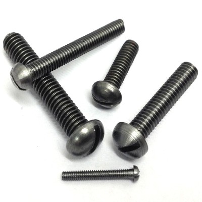 6BA Steel Round Head Screws - 6 BA Bolts - Slotted Roundhead - Fully ...