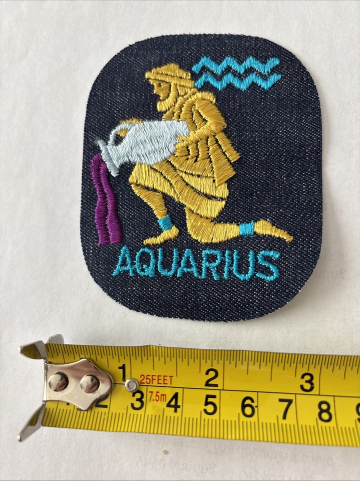 Stat Constellation AQUARIUS Denim Patch 99N4 | eBay