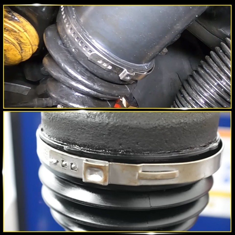 For Ford Chevy GMC Auto/ATV Buick CV Joint Axle Boot Clamp Crimp Bands ...