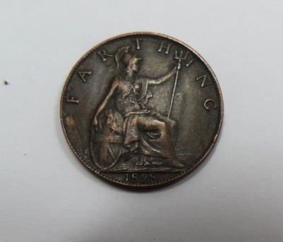 Great Britain Queen Victoria Farthing 1898 SCARCE Nice | eBay