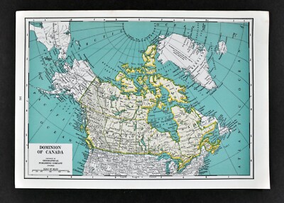 Pre-1900 - Map Of Ontario Canada