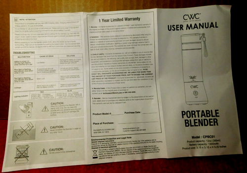 CWC (Cook With Color)~Portable Blender Model #CPBC01 SAG Green 2023 | eBay