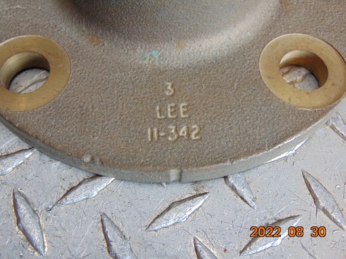 NEW LEE 11-342 3" 4-BOLT FLANGE C84400 125LB | eBay