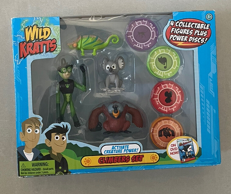 Wild Kratts Activate Creature Power Spider Monkey Climbers Set 4 ...