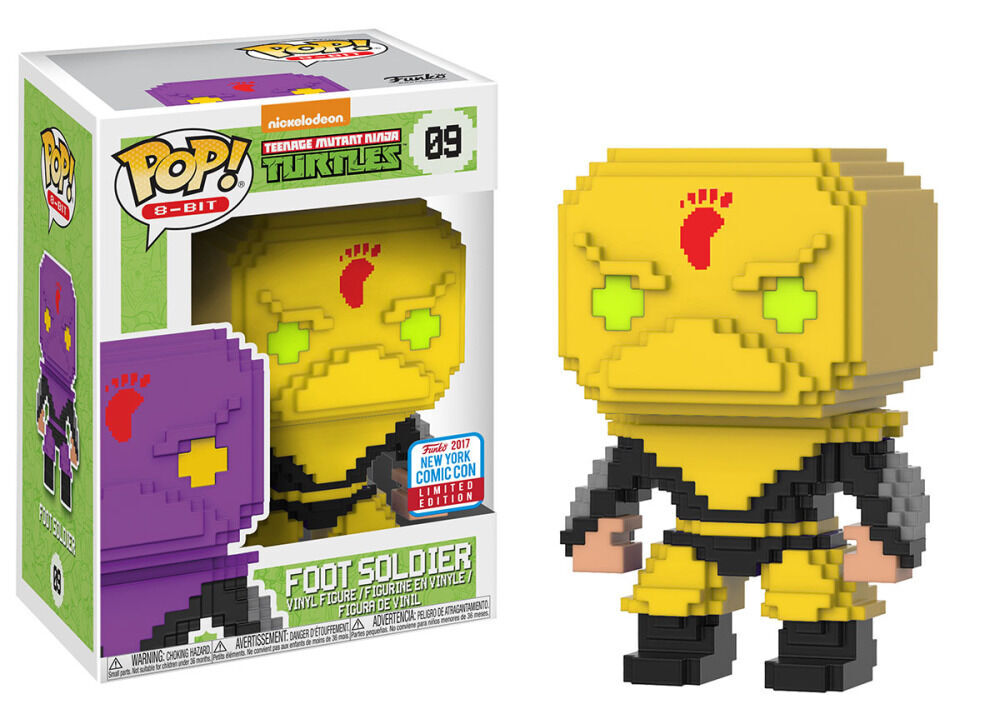 Funko Pop! 8-Bit: Teenage Mutant Ninja Turtles - Foot Soldier - New ...