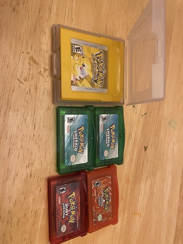 AUTHENTIC GBA POKEMON BUNDLE WITH 1-2 GBC CONSOLES | eBay