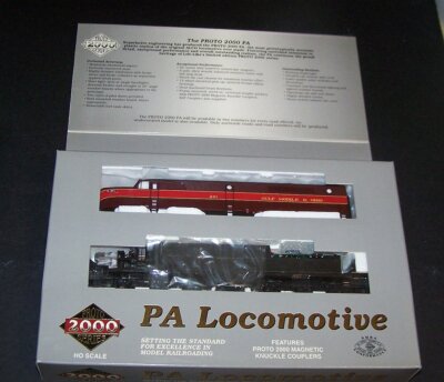 Walthers PROTO 2000 Pa De Gulf,Portable & Ohio 291 Diesel Locomotive ...
