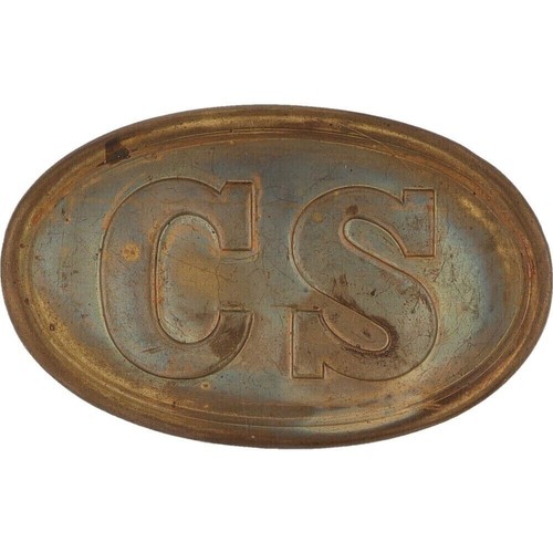 Brass Cs Csa Civil War Confederate States Cs Plate For Cartridge Box ...