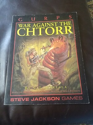 GURPS War Against the Chtorr RPG Roleplaying 1993 Steve Jackson Games ...