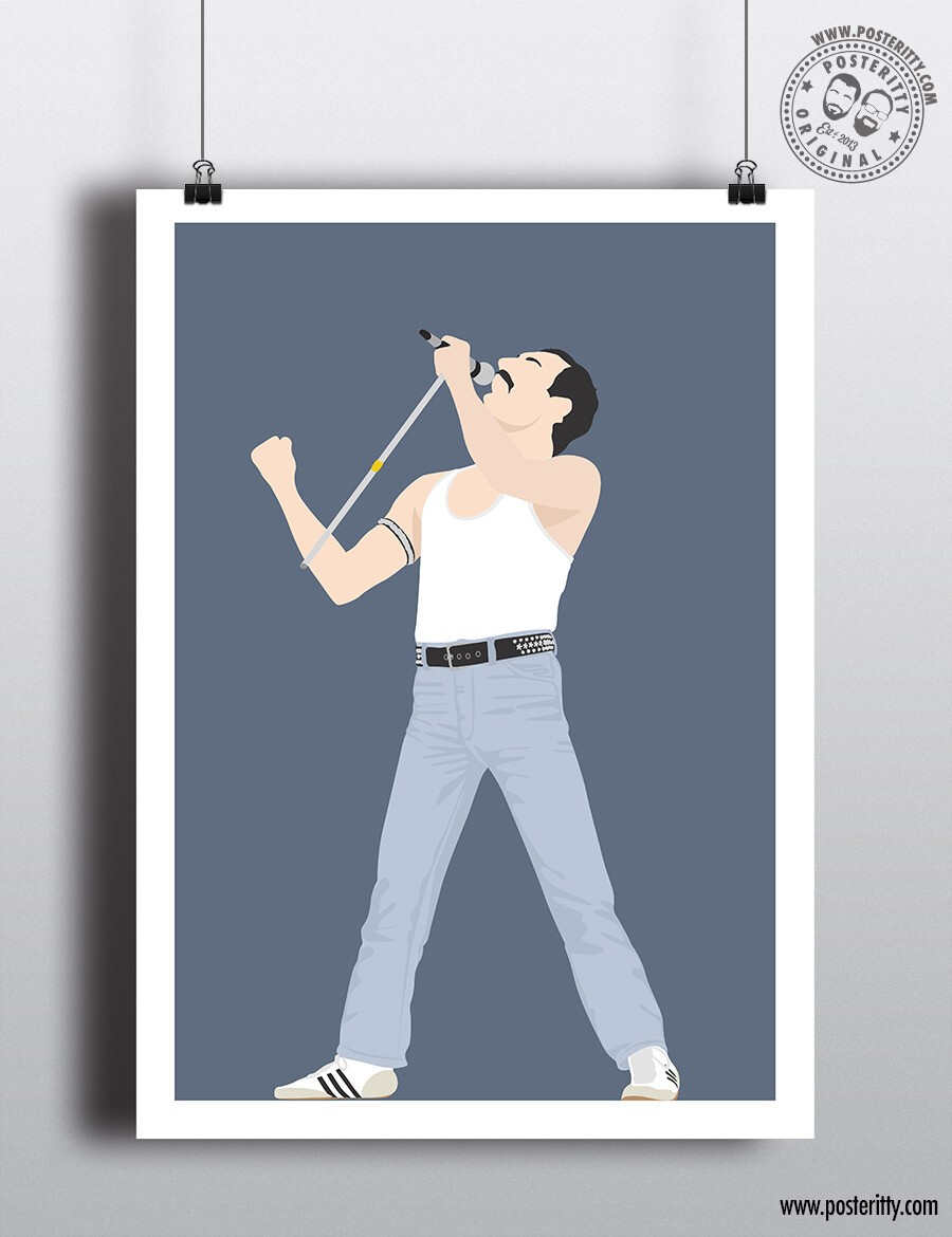 Queen Minimalist Silhouette Heads Poster Posteritty