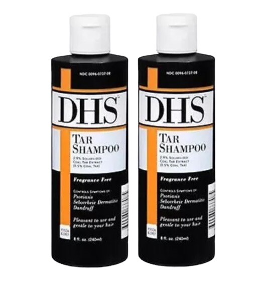 2 Bottles DHS Tar Shampoo 8 oz ea Exp 10/24 Free Shipping 300960737085 ...