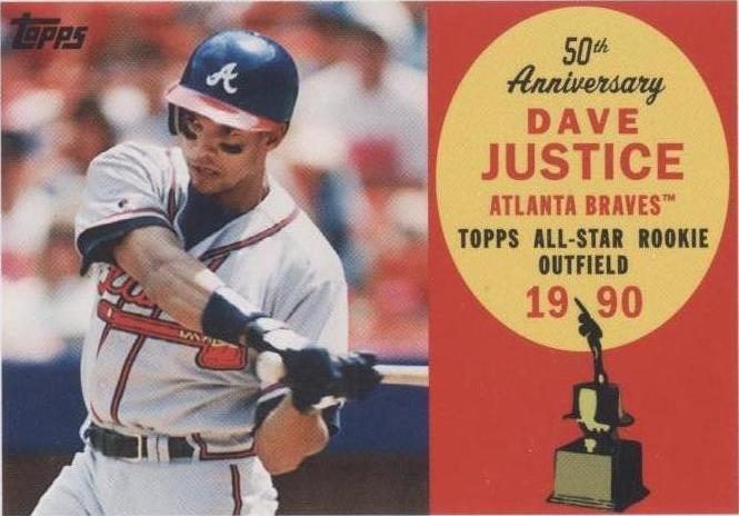 2008 Topps - All Rookie Team 50th Anniversary David Justice #AR7 for ...