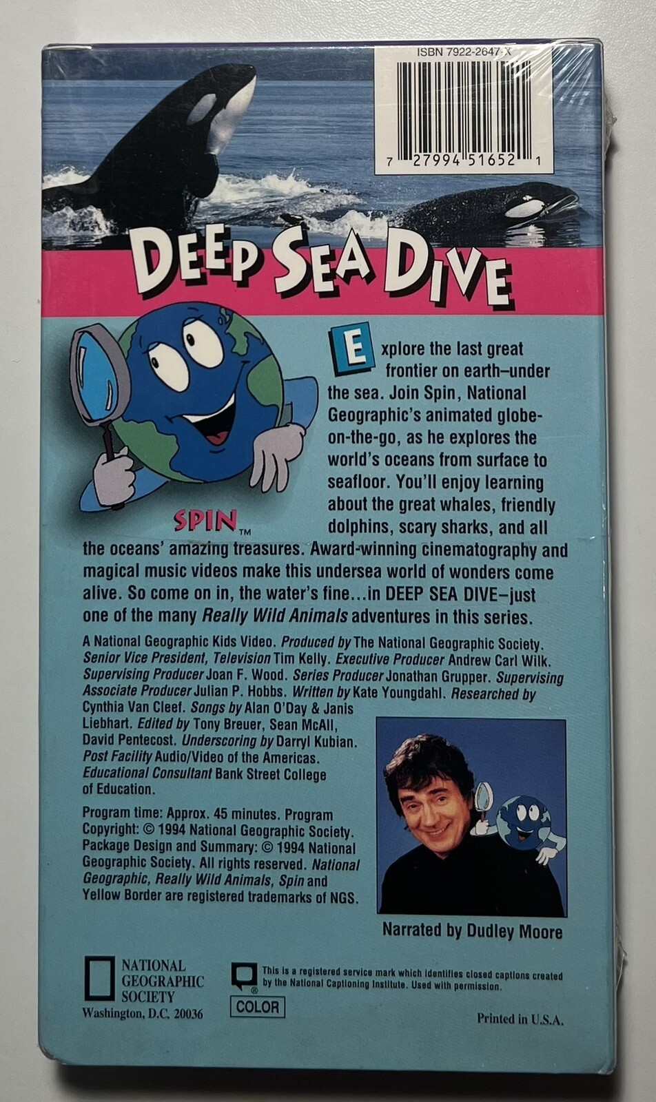 Really Wild Animals - Deep Sea Dive (VHS, 1994) for sale online | eBay