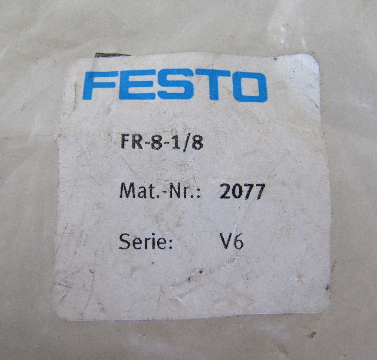 (NEW) Festo Pneumatic Distribution Block / Air Manifold FR-8-1/8 2077 ...