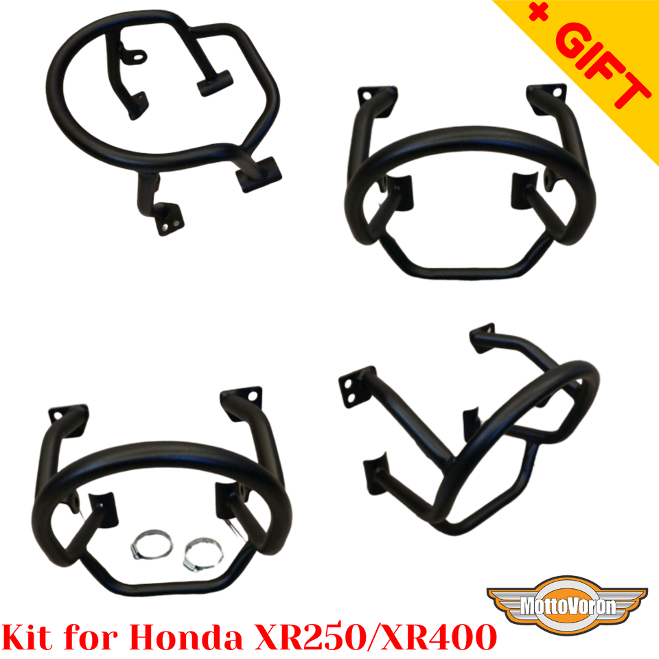For Honda XR 400 Rear rack XR250 Headlight protector Guard XR400R Kit ...