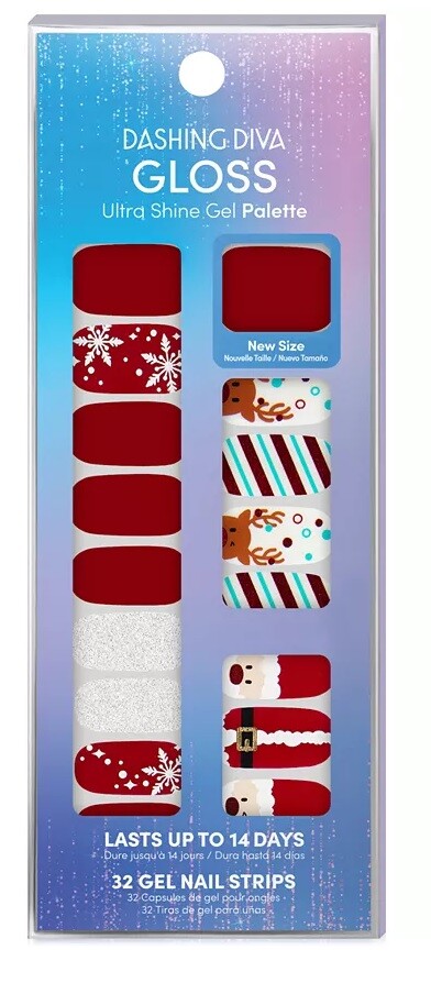 Dashing Diva Gloss Ultra Shine Gel Nail Strips Includes Holidays YOU ...