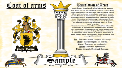 Fflook-Pfluch Blason Héraldique Blazonry Imprimé | eBay