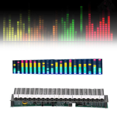 LED Music Audio Spectrum Display DSP Module Sound Level Stereo VU Meter ...