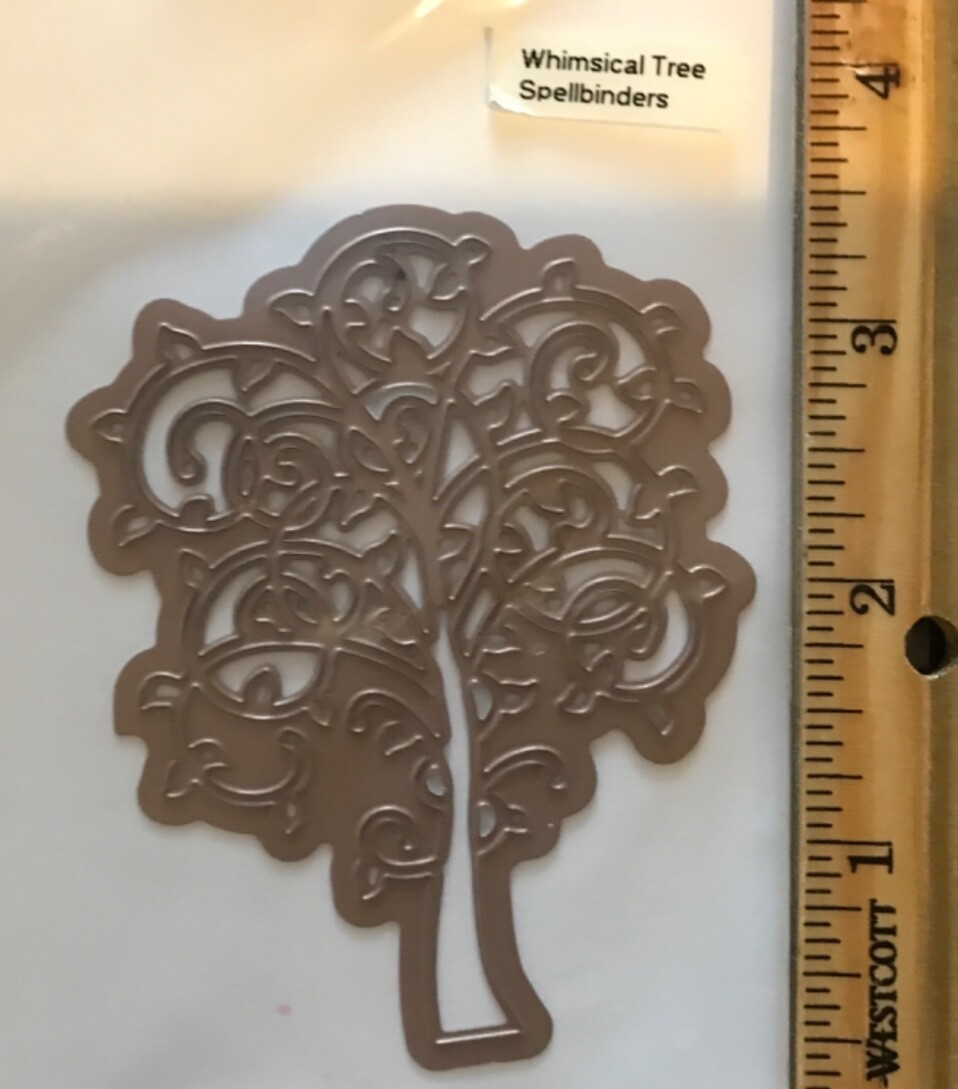 spellbinders whimsical tree die d-lites s2-008 used lightly | eBay