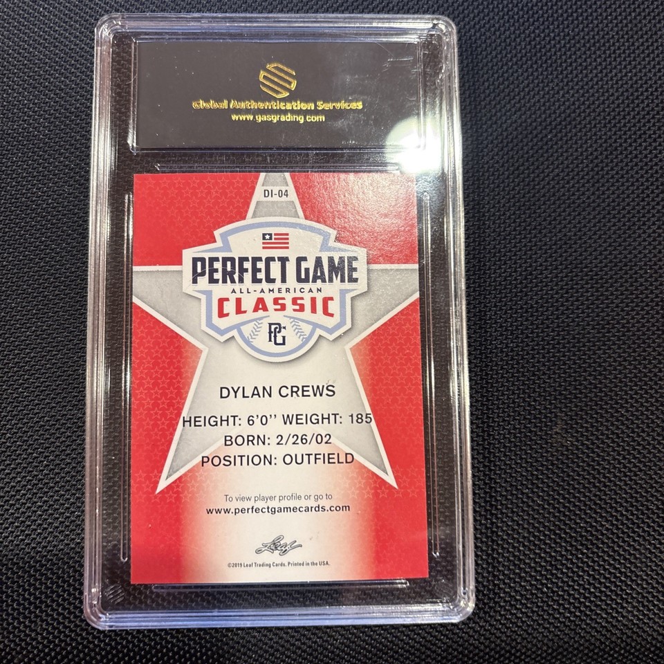 2019 Dylan Crews Gas Gem Mint 10 Leaf GI-04 | eBay