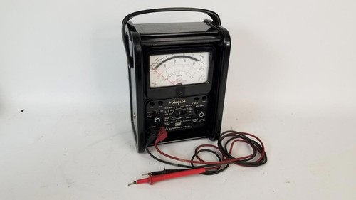 Simpson 260 Series 7 Meter with Classic Roll Top Case & Probes | eBay