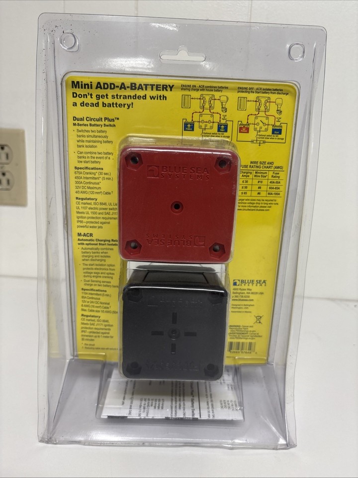Blue Sea System Mini Add-a-battery | eBay