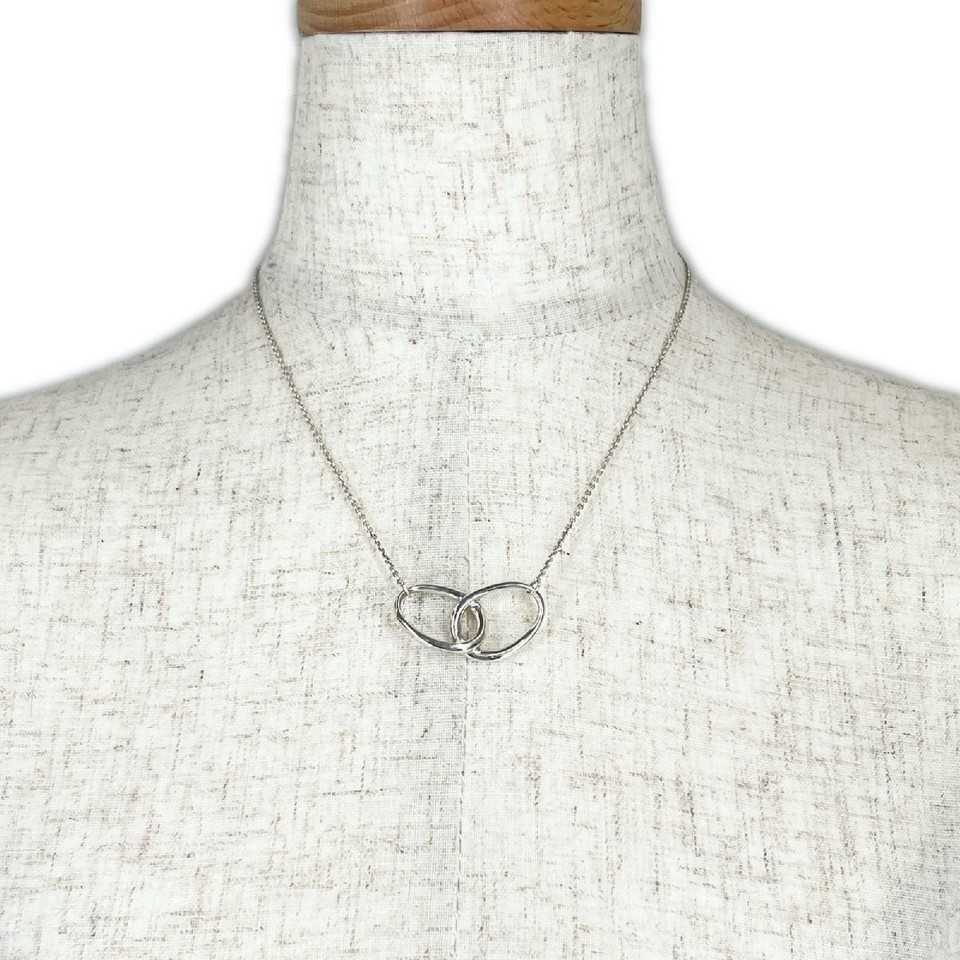 Beautiful Condition TIFFANY Co. Tiffany Elsa Peretti Double Loop SV925 ...