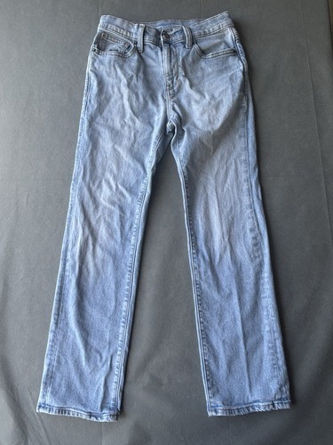 Old Navy Women Built In Flex Jeans Classic Straight Blue Stretch Denim ...