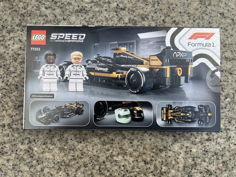 Lego Speed Champions F1 The Movie APXGP Team Race Car - Formula 1 (NEW ...