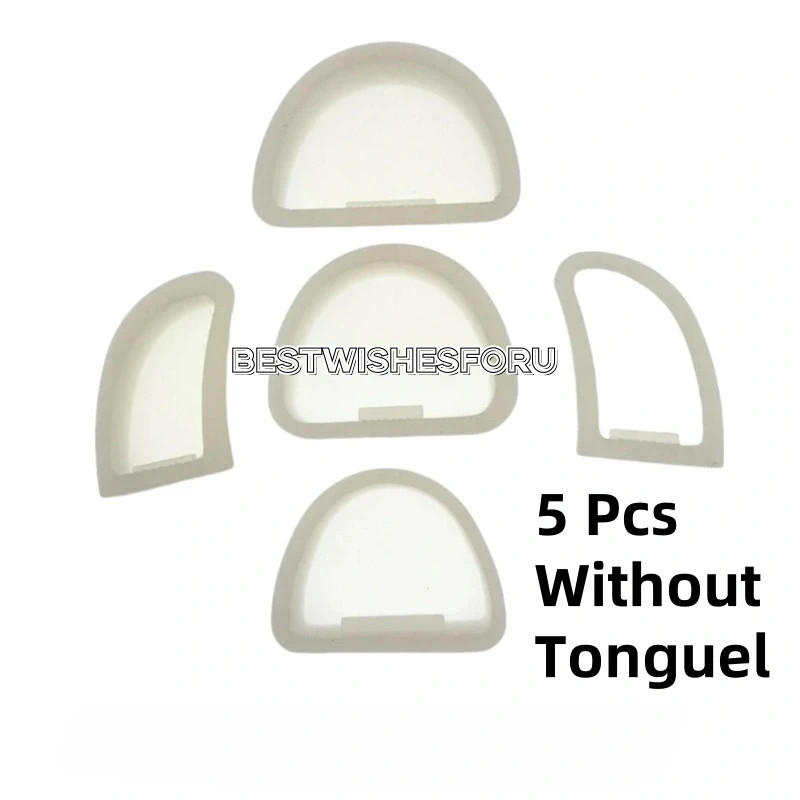 5Pcs/Set Dental White Lab Silicone Rubber Plaster Model Base | eBay