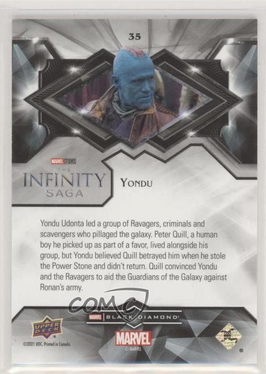 2021 Marvel Black Diamond Guardians of the Galaxy Michael Rooker as ...