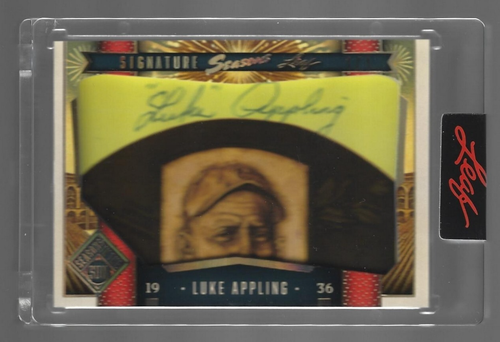 Luke Appling 2025 Leaf Seasons In The Sun Cut Signatures Autographs ...