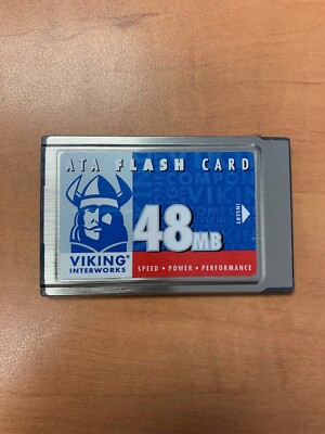 Viking 48MB PCMCIA ATA Flash Memory Storage PC Card | eBay