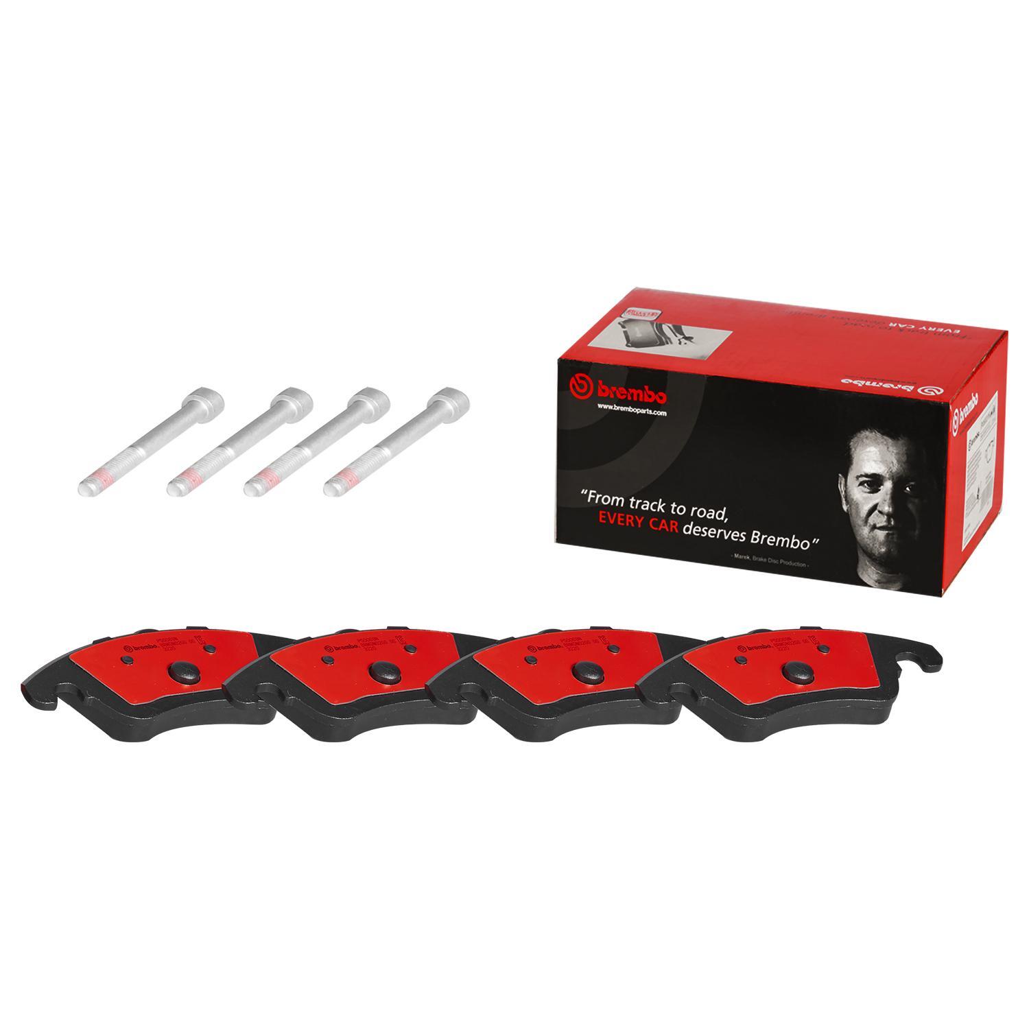 Brembo Ceramic Front Brake Pads & Wear Sensor for Mercedes W204 W212 ...