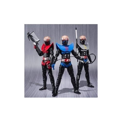*S.H.Figuarts Red Hakaider blue Hakaider Silver Hakaider three bodies ...