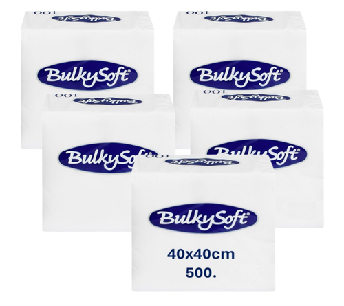 Bulky Soft Premium Quality 2ply White Napkins / Serviettes Large ...