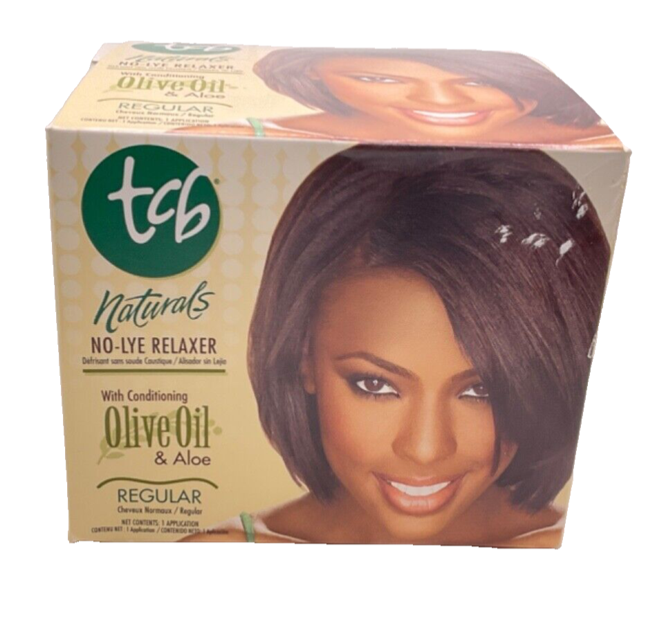 TCB Naturals No-Lye Relaxer with Olive Oil & Aloe-Regular 72982003683| eBay