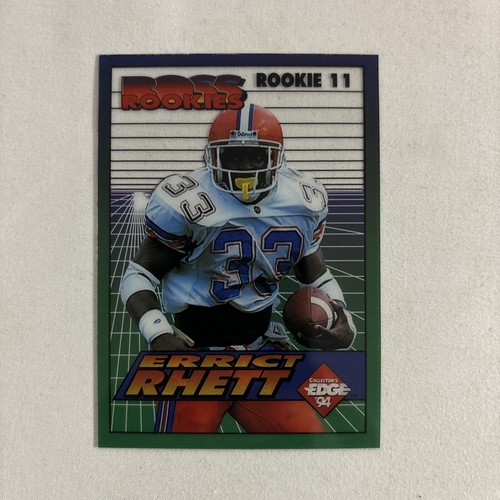 1994 Collector's Edge Boss Rookies #11 Errict Rhett Buccaneers Florida ...