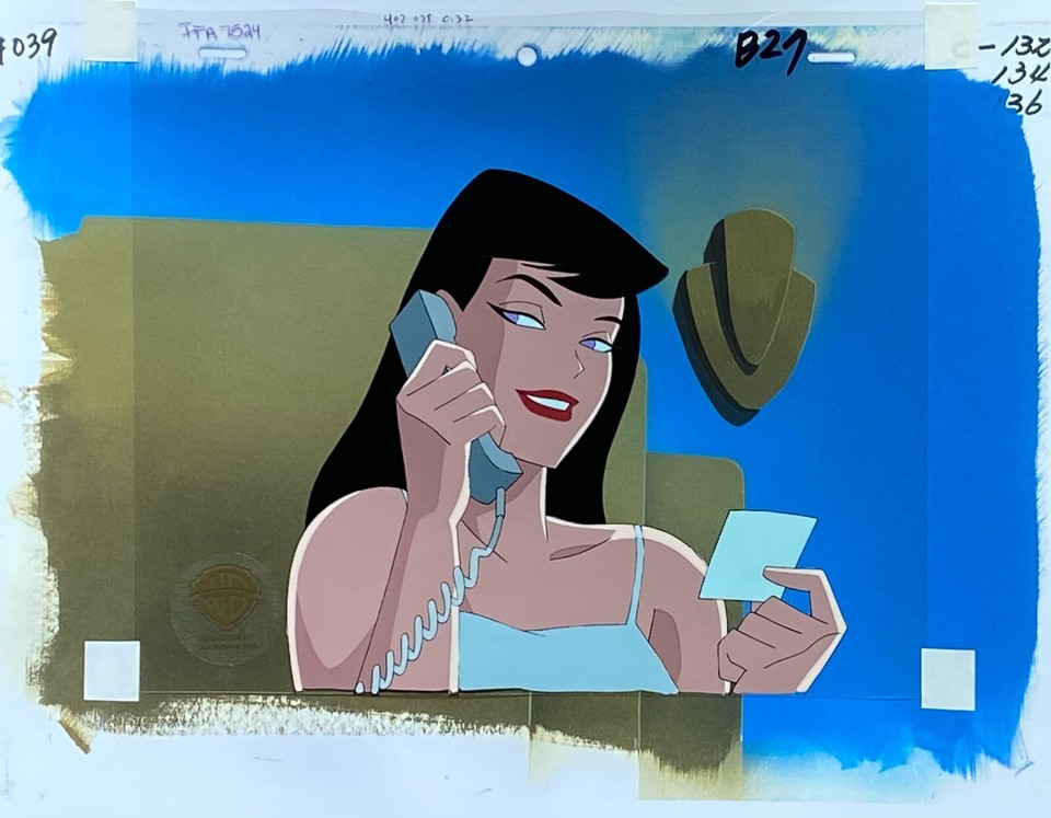 BRUCE TIMM rare LOIS LANE cel B27 Phone BEDROOM Worlds Finest Part 1 WB ...