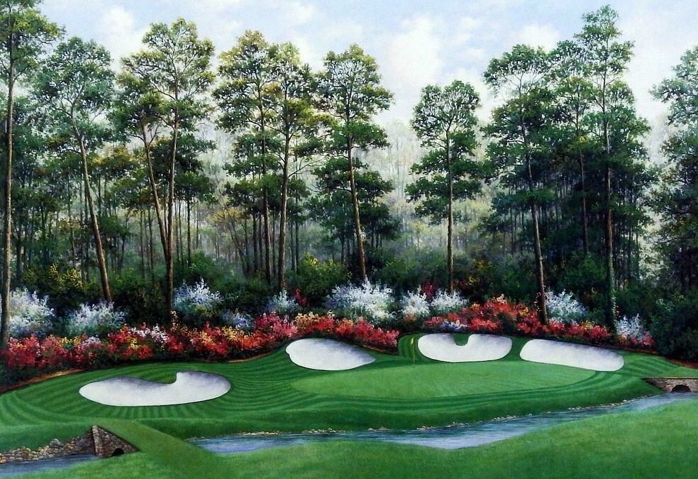 Campo Nacional Augusta 13 Augusta National Golf Club Masters Amen