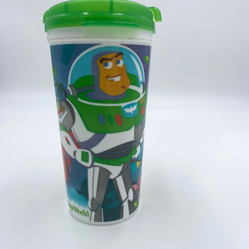 Disney World Refillable Mug Buzz Lightyear Cars Resort Cup Green Cup ...