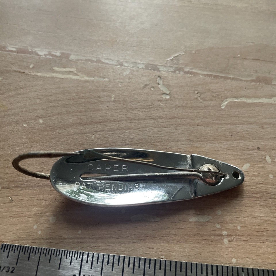 Vintage Louis Johnson's Weedless Caper Spoon Fishing Lure Bait | eBay